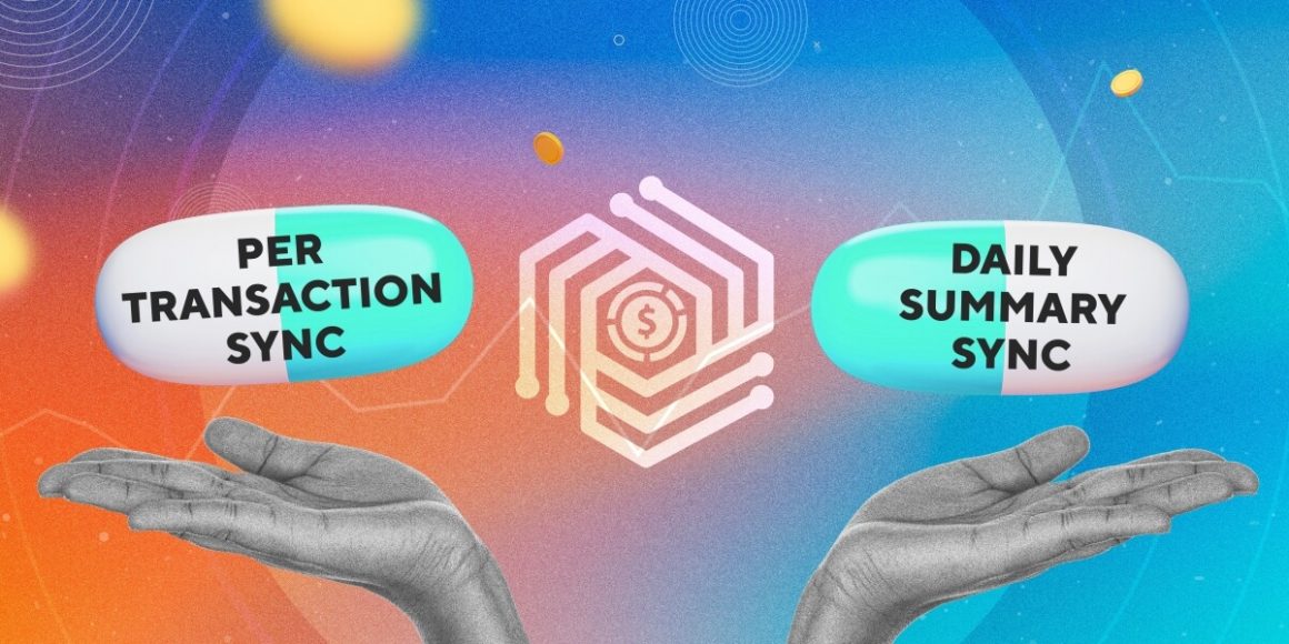 Synder: Daily Summary Sync vs Per Transaction Sync