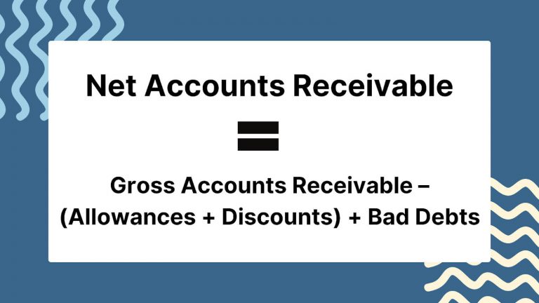 How to Calculate Net Accounts Receivable: Net Receivables Formula ...