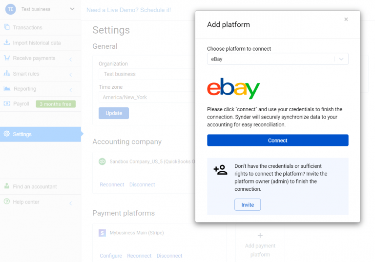 eBay QuickBooks integration: connecting eBay to QuickBooks Online
