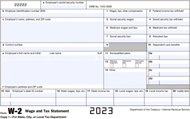 W-2 Tax Form: Understanding W-2 Tax Forms