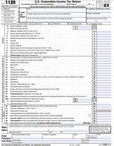Form 1120: How to Complete and File 1120 Tax Form