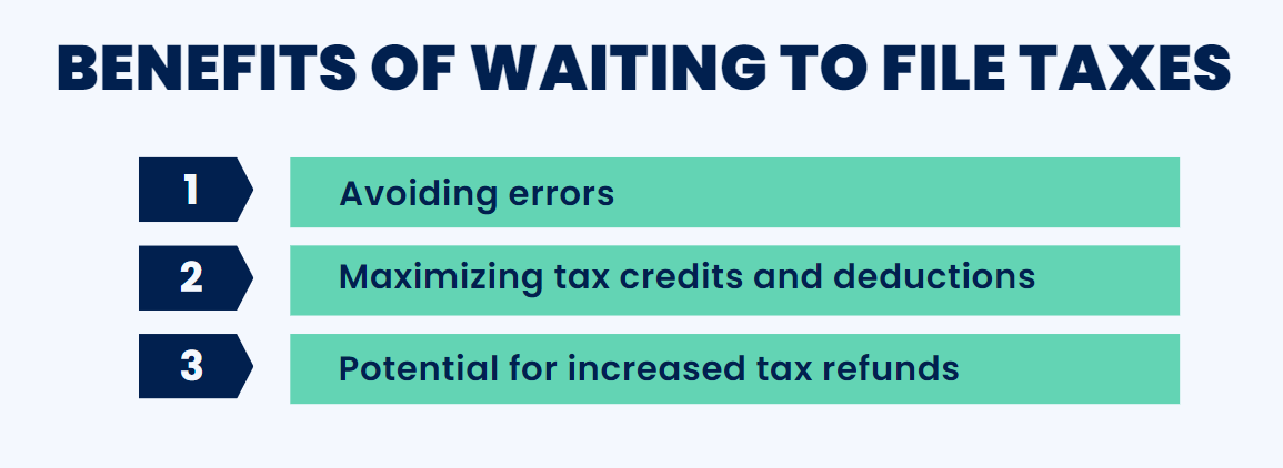 Why Is the IRS Saying to Wait to File Taxes: Reasons for Tax Filing Waiting