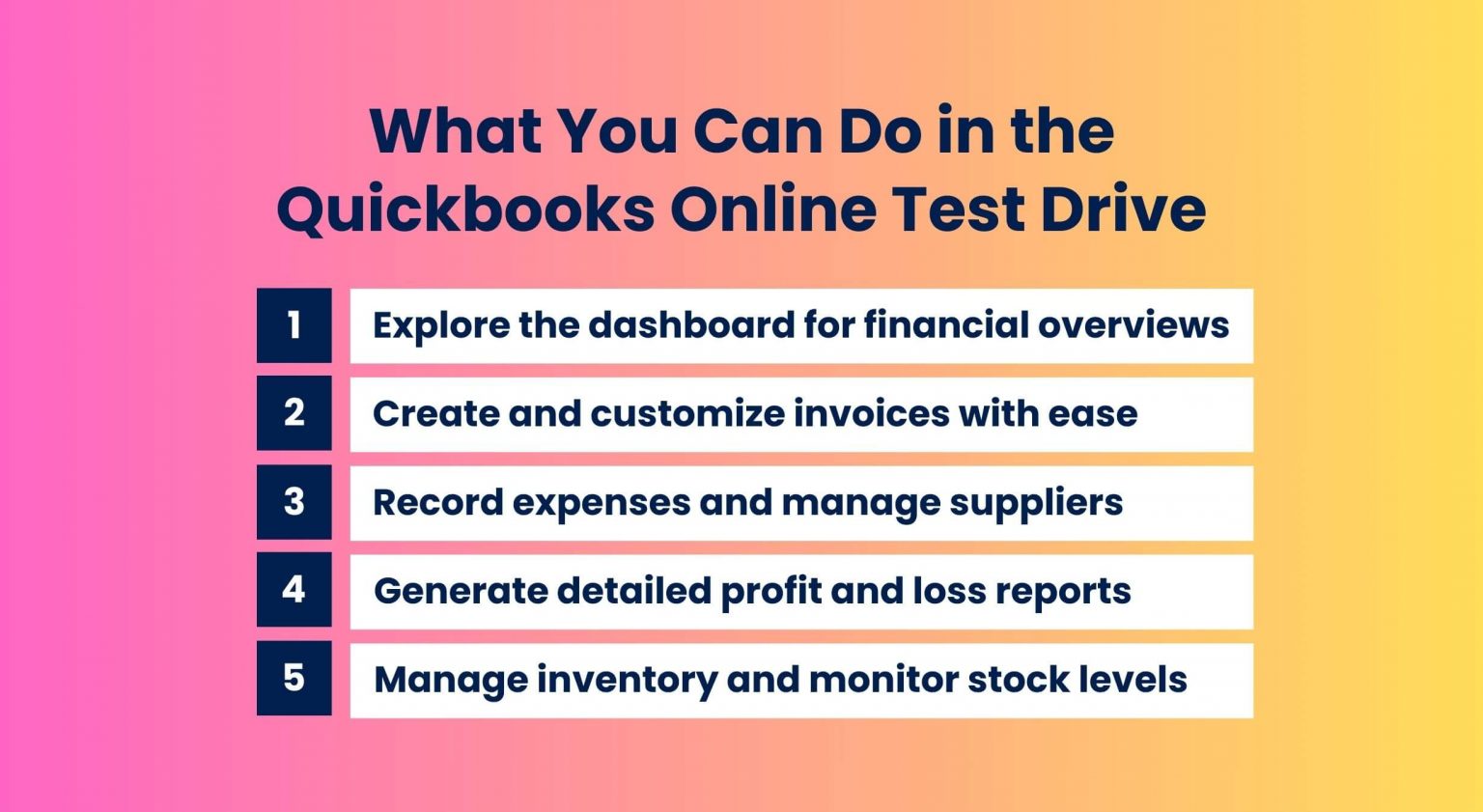 QBO Test Drive Explained or How QuickBooks Online Test Drive Works