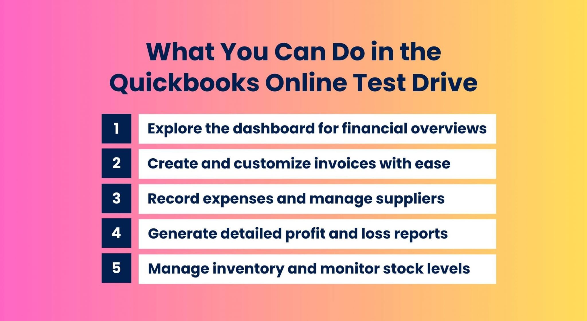 QBO Test Drive Explained or How QuickBooks Online Test Drive Works