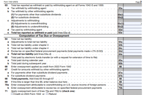 Form 1042: Understanding U.S. Sourced Income of Foreign Persons