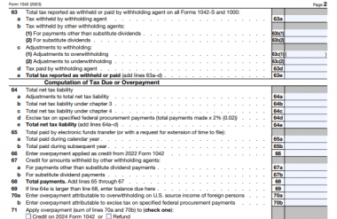 Form 1042: Understanding U.S. Sourced Income of Foreign Persons