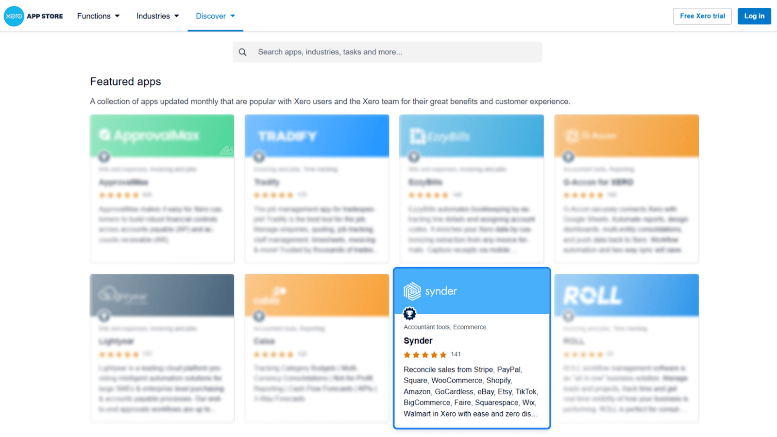 Synder Earns Featured App Status for April on the Xero App Store