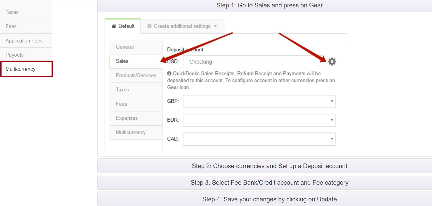 Customize Settings for Square Accounting Integration