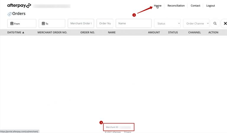 How to Acquire Afterpay Account Login (Merchant login Id and Secret Key)