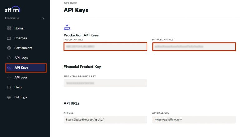 How to acquire Affirm login details ( Affirm Merchant Id, Public and ...