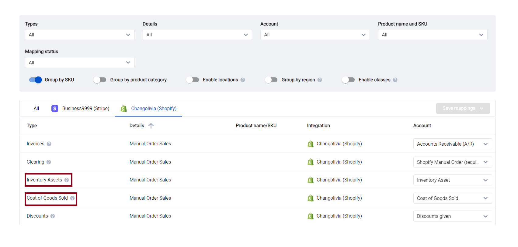 Synder Daily Summaries and COGS Tracking - Synder