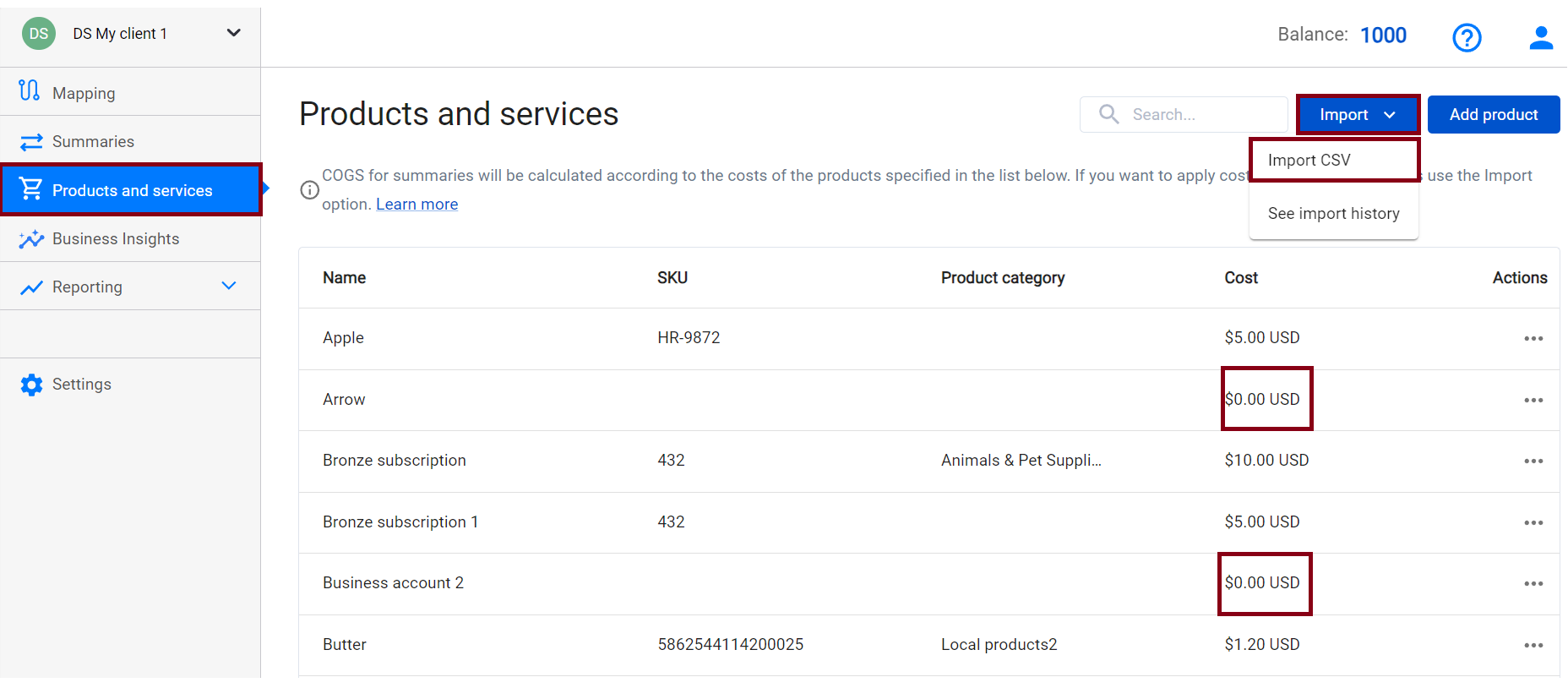 Synder Daily Summaries and COGS Tracking - Synder
