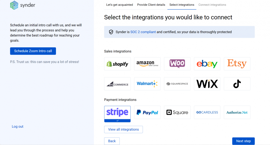 How to start using Synder’s Summary sync - Synder
