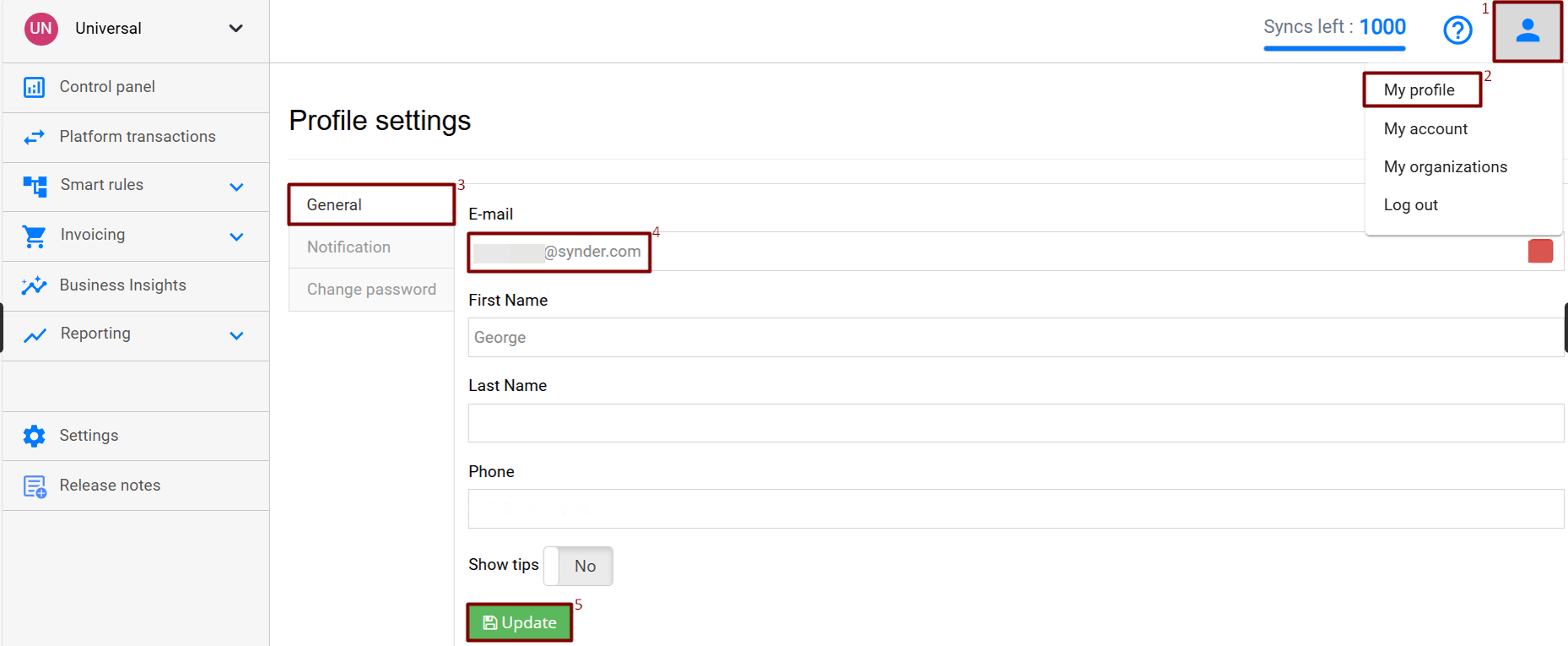 How to Change Email Associated With Your Synder Account How to Change Email Associated With Your Synder Account