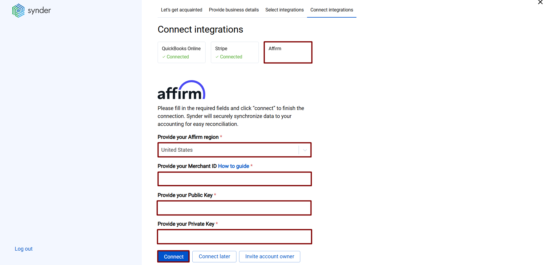 How to Connect Affirm to Your Accounting Software via Synder