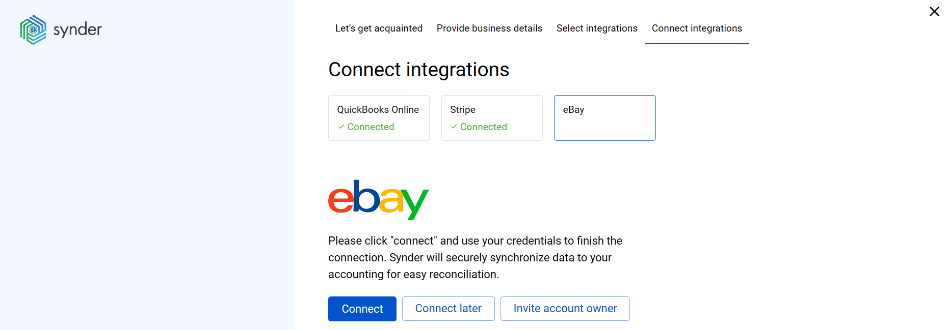 Connect eBay to Your Accounting Platform for Data Synchronization