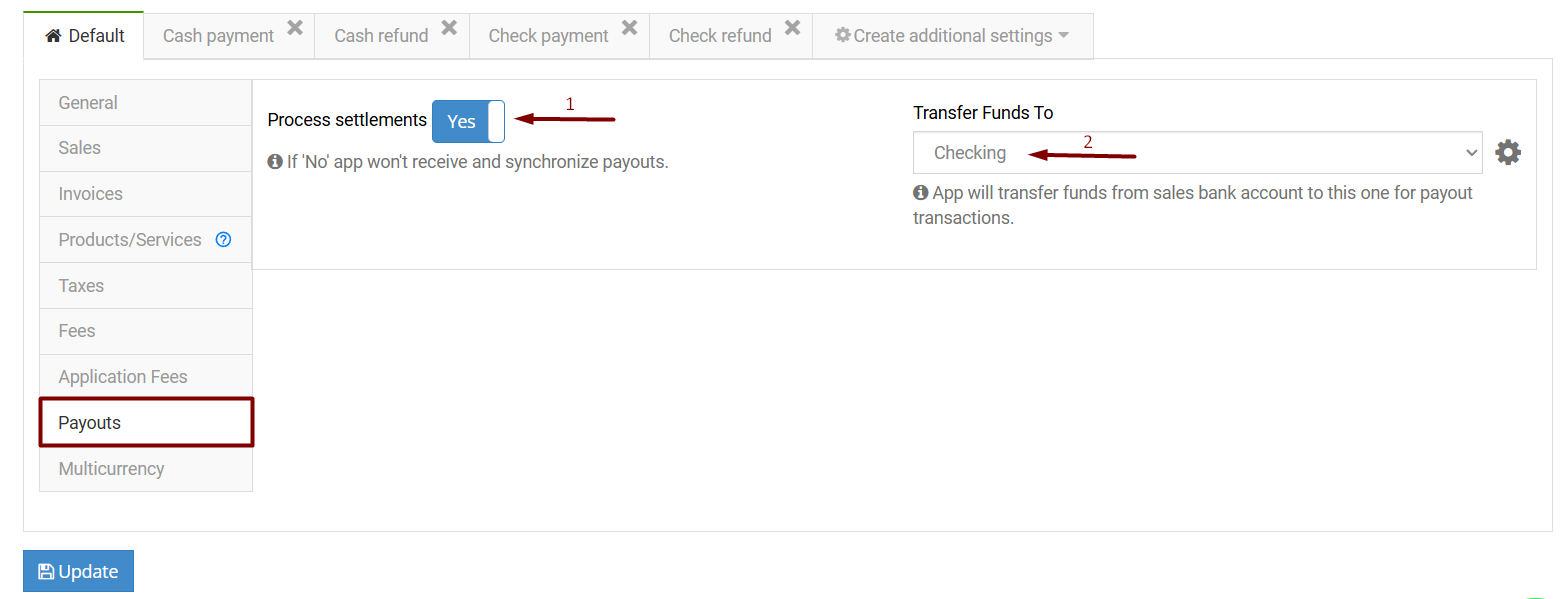 Customize Settings for Square Accounting Integration
