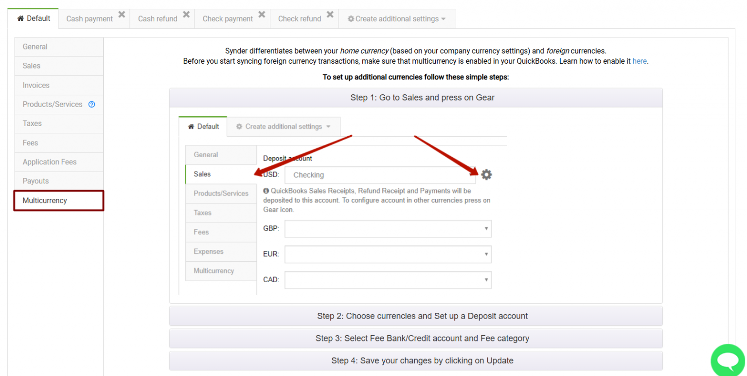 Customize Settings for Square Accounting Integration