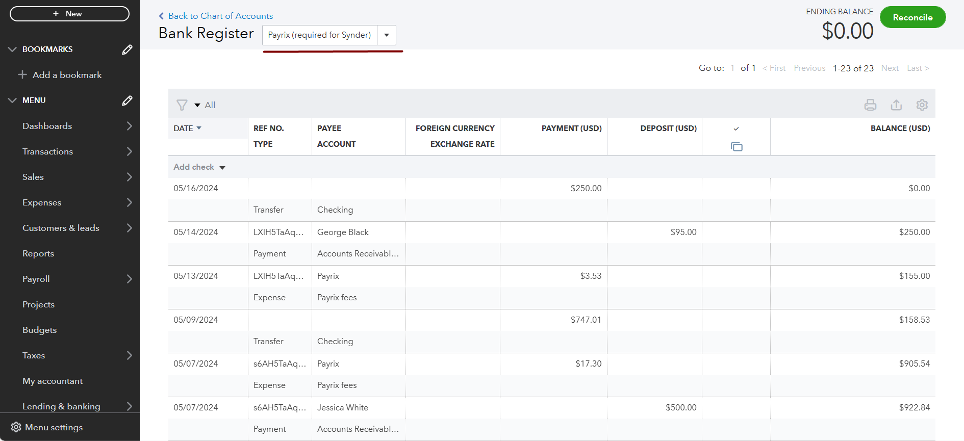 How To Reconcile Your IntegraPay Transactions in QuickBooks Online