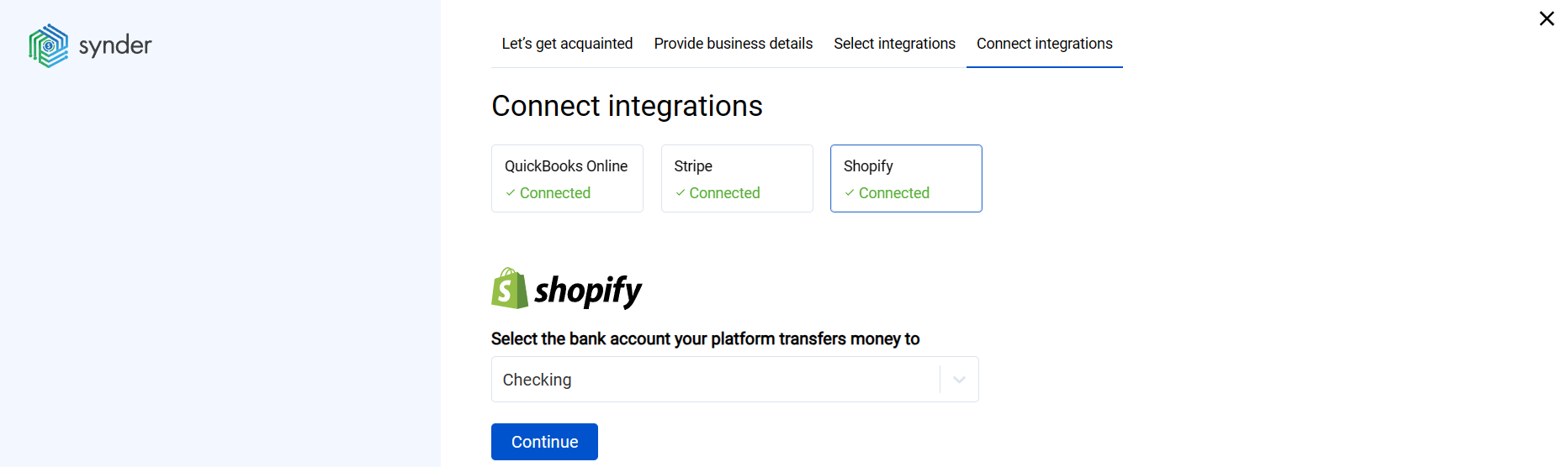 How to Connect Shopify to QuickBooks | Synder Knowledge Base